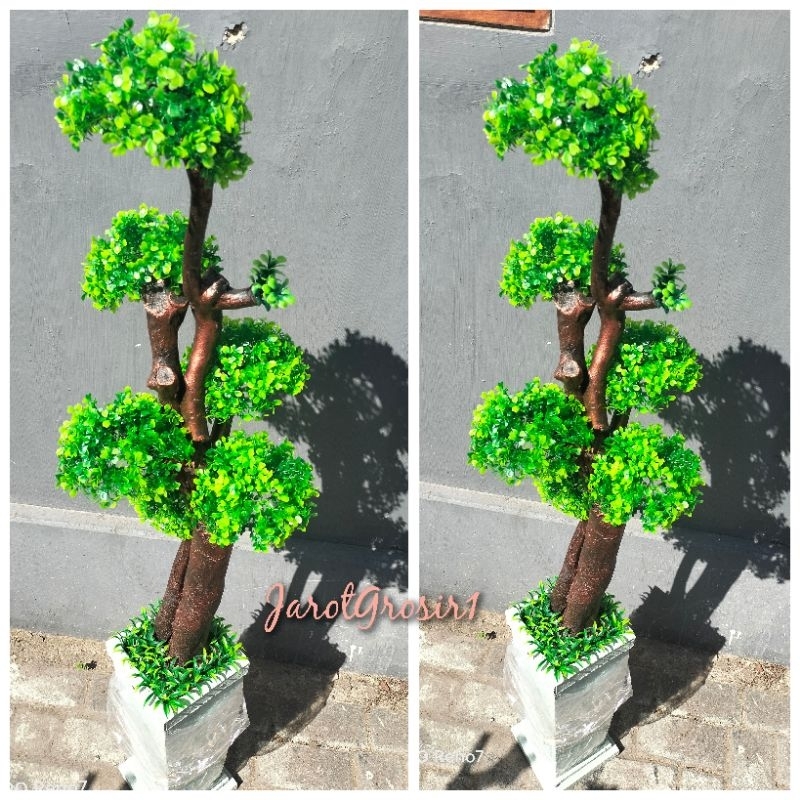 Jual HIASAN SUDUT RUANGAN DENGAN POT JUMBO UKIR // BUNGA HIAS ...