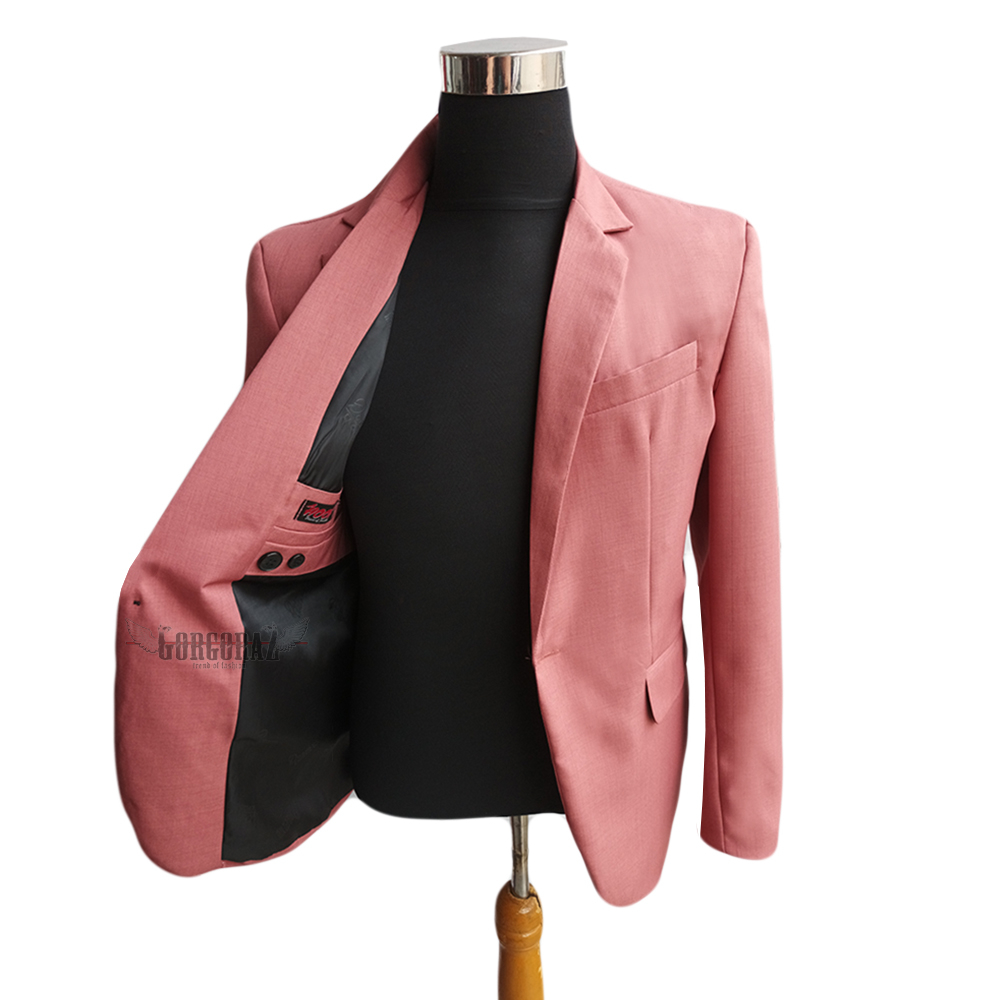 Jual blazer pria jas pria pink salem keren slimfit casual formal blazer ...