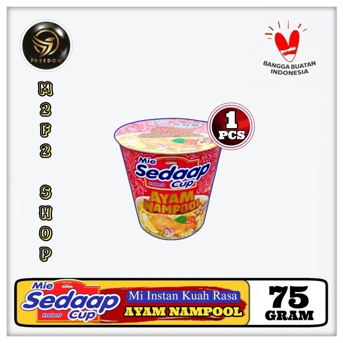 Jual Mie Sedaap Cup Instant Kuah Ayam Nampool | Nampol - 75 gr (Kemasan ...
