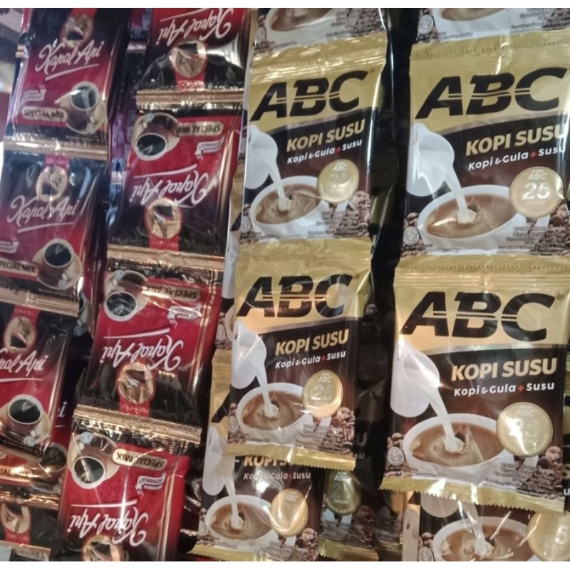 Jual Kopi Saset/Kopi Kapal Api Mix/Kopi Abc Susu/Kopi Luwak White ...