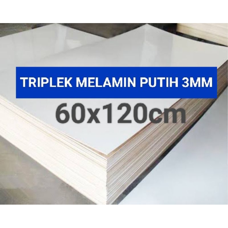Jual TRIPLEK MELAMIN PUTIH UKURAN 60X122CM | Shopee Indonesia