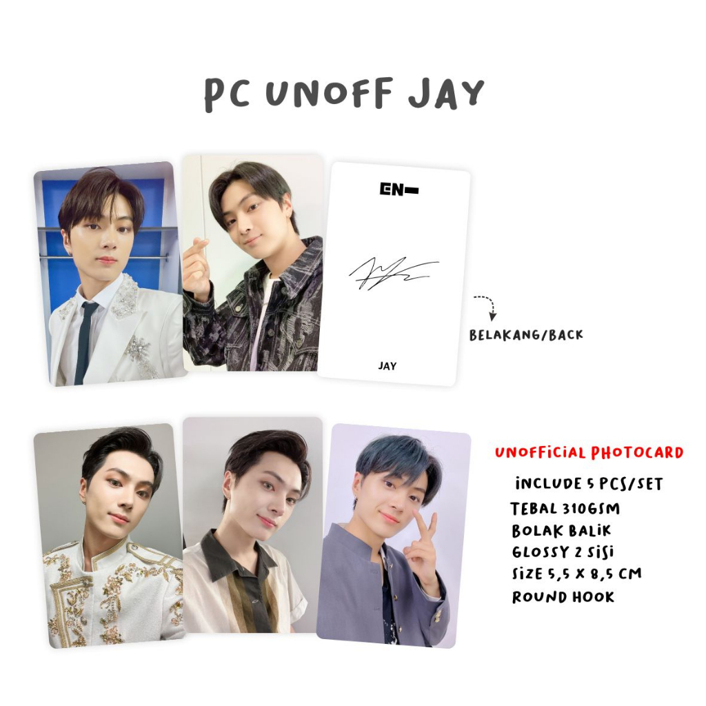 Jual PHOTOCARD ENHYPEN SELCA ALL MEMBER - 2 SISI | Shopee Indonesia