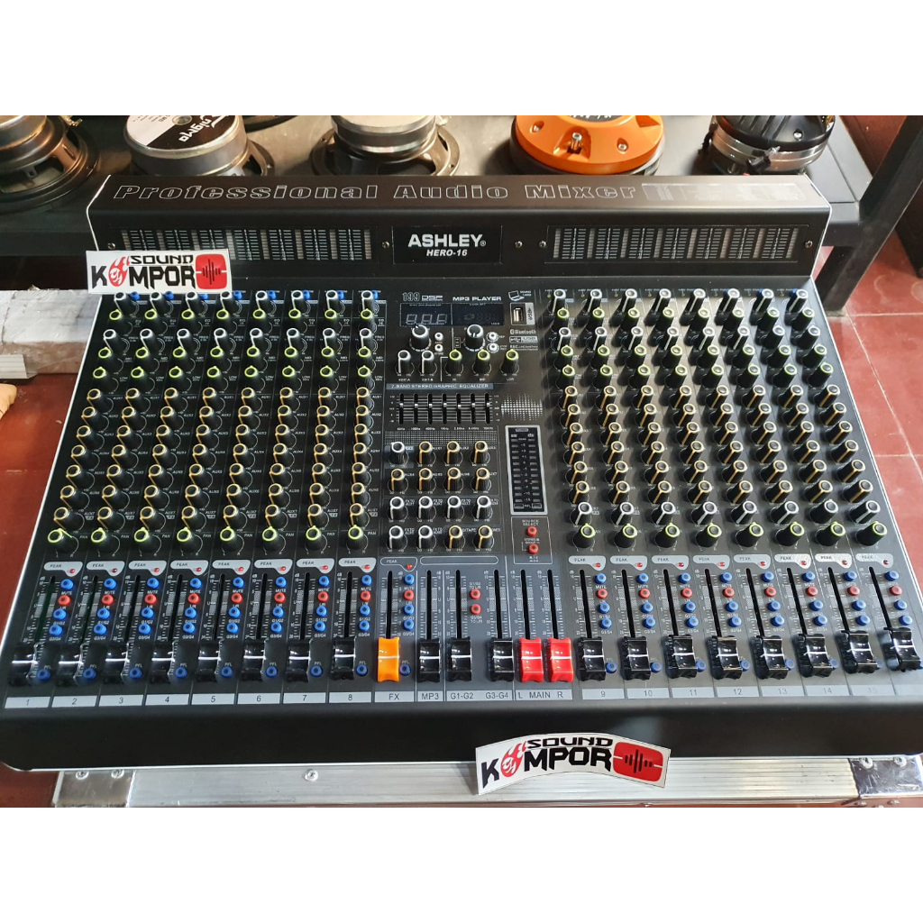 Jual MIXER ASHLEY HERO16 CHANNEL MIXER ASHLEY 16 CHANNEL HERO 16 DSP 199 WITH ALEXIS EFFEK ...