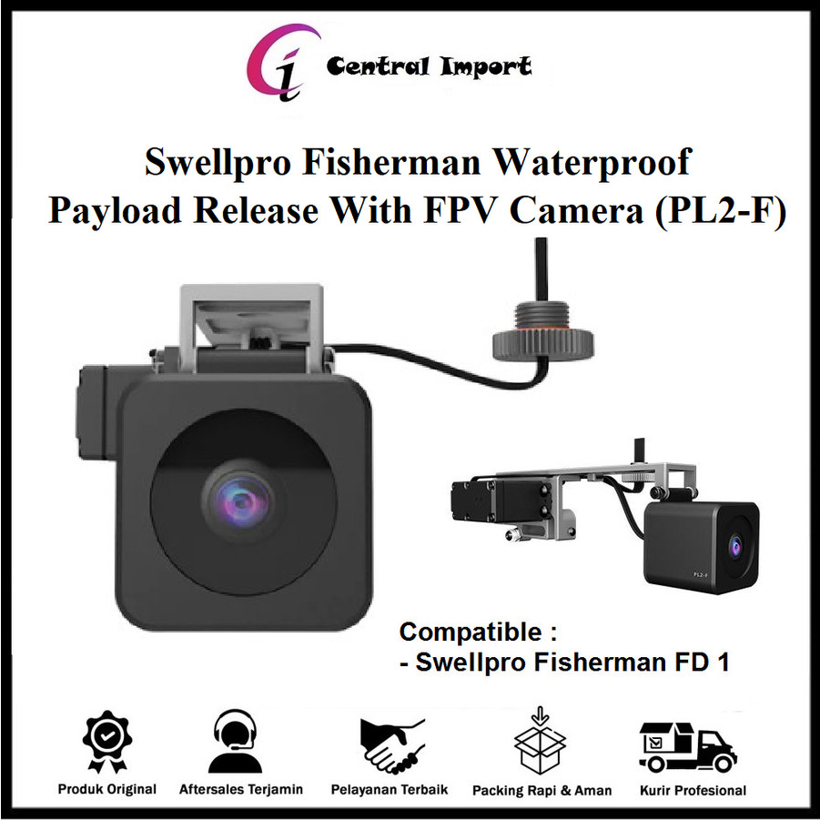Jual Swellpro Fisherman Waterproof Payload Release With FPV Camera (PL2 ...