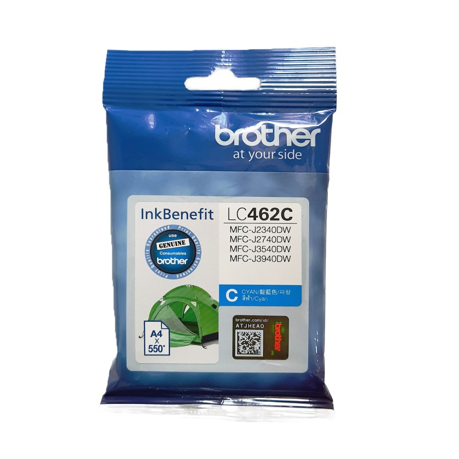 Jual Brother Tinta LC 462 CYAN LC462C Original | Shopee Indonesia