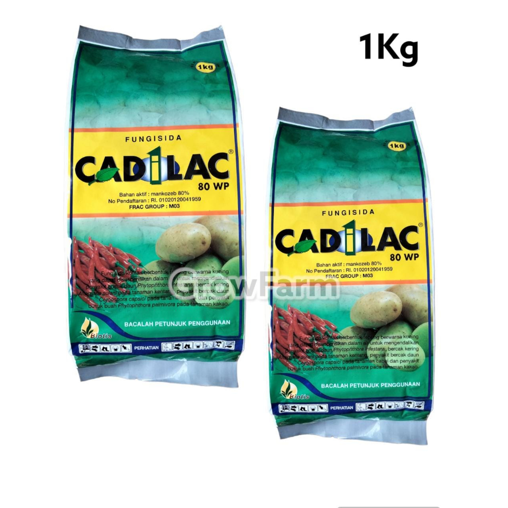 Jual CADILAC 80 WP 1Kg Fungisida Mankozeb 80% Mengendalikan Jamur Busuk ...