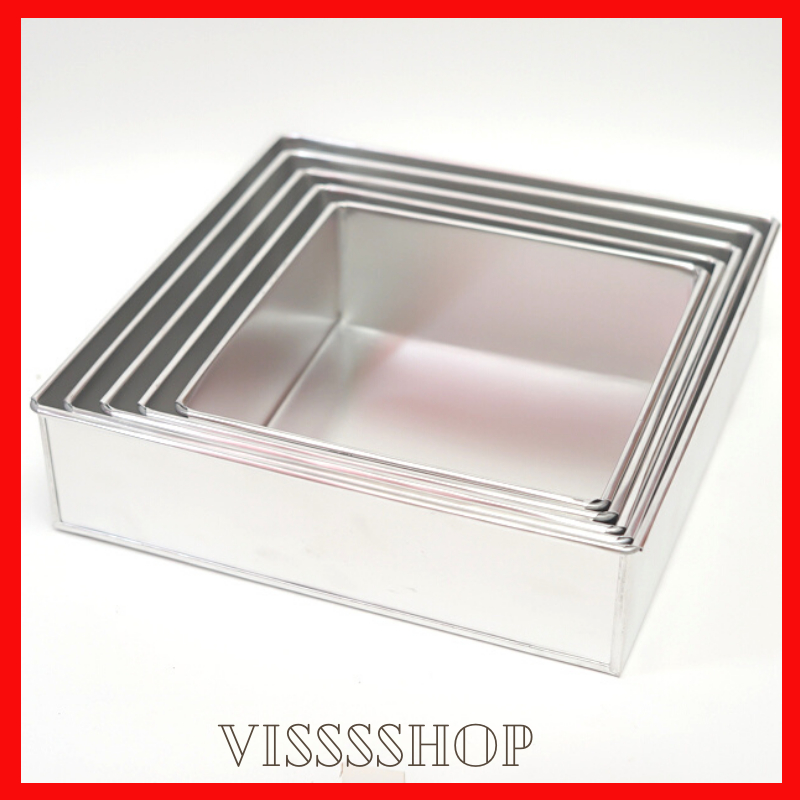 Jual Loyang Kue Bolu Kotak Persegi Ukuran 18 - 26 Tinggi 7cm / Loyang ...