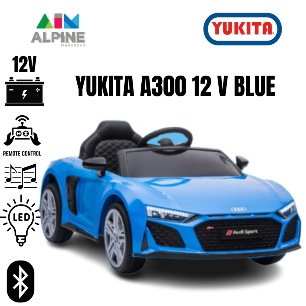 Jual YUKITA MOBIL AKI A300 12 V BLUE BAN KARET (FREE PENGANTARAN ...