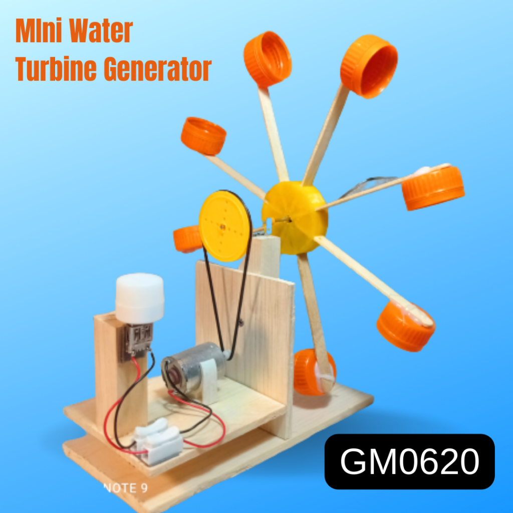 Jual KIT EDUKASI WATER TURBINE GENERATOR / BALING-BALING KINCIR AIR ...