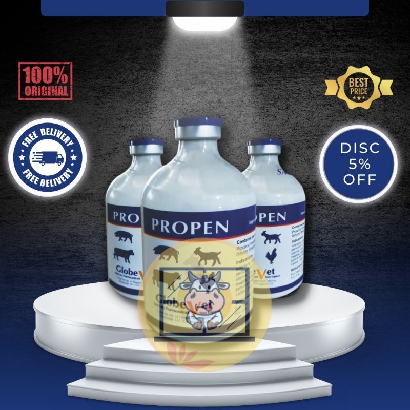 Jual PROPEN 100 ml - Antibiotik Injeksi Pernafasan Pencernaan Hewan ...