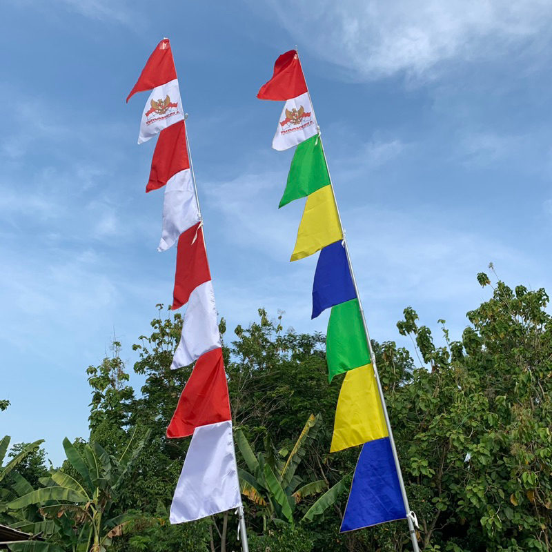 Jual Umbul - umbul warna / merah putih / bendera indonesia langsung dari konveksi | Shopee Indonesia