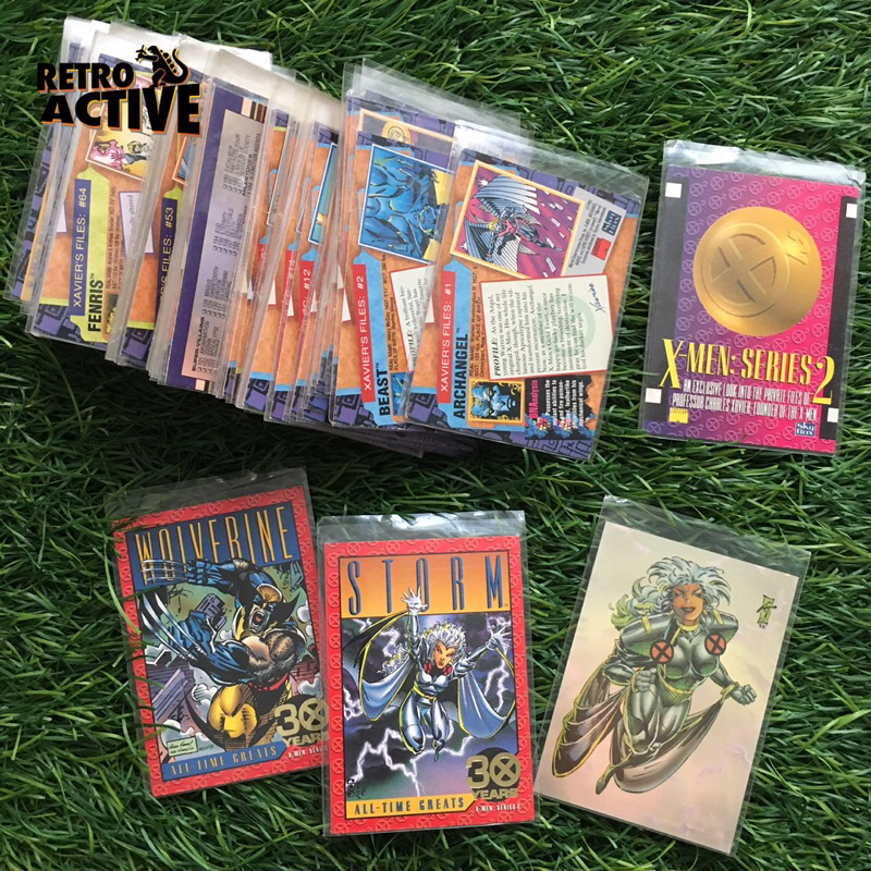 Jual trading card x-men xaviers files original skybox sky box lengkap ...