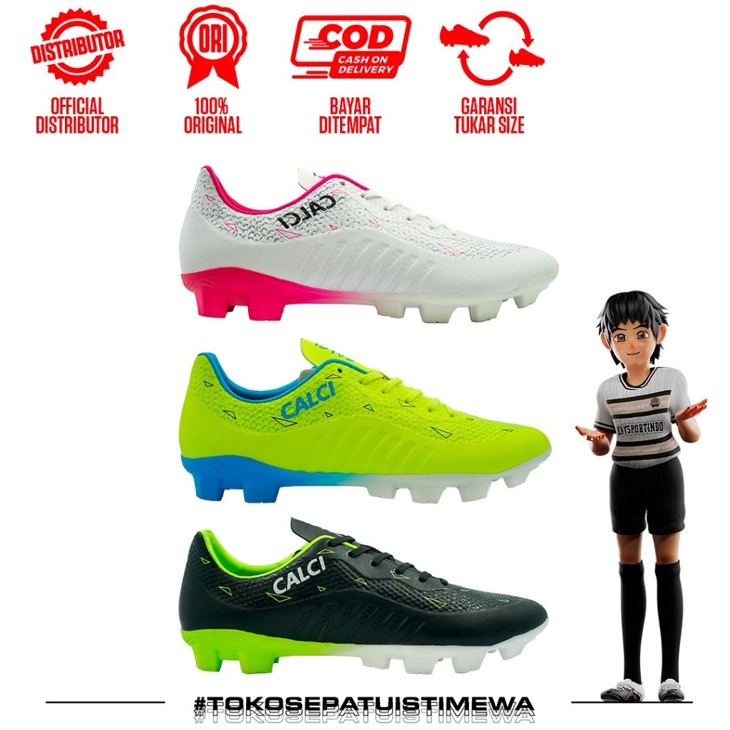 Jual SEPATU BOLA CALCI BASILISK SC 3 WARNA | Shopee Indonesia