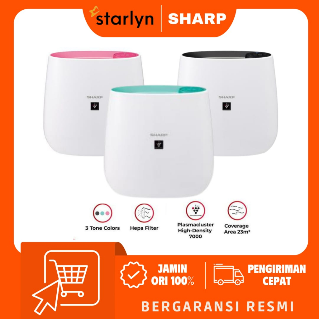 Jual Sharp air purifier FP-J30Y-B/P/A [coverage 23M2] | Shopee Indonesia