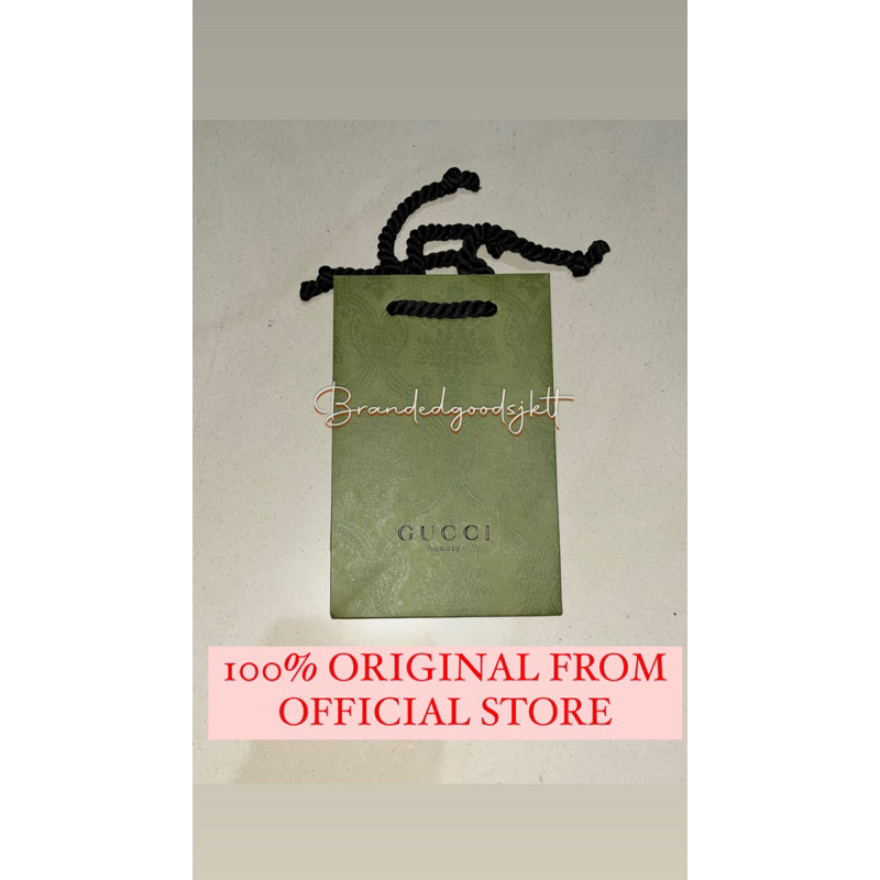 Jual PAPER BAG GUCCI 100% ORIGINAL FROM STORE | Shopee Indonesia