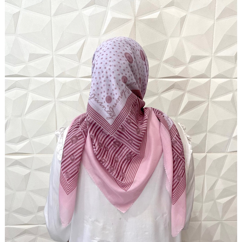 Jual Hijab Segiempat Voal Jurney Laser Cut Laser Cut Motif Bunga Cantik