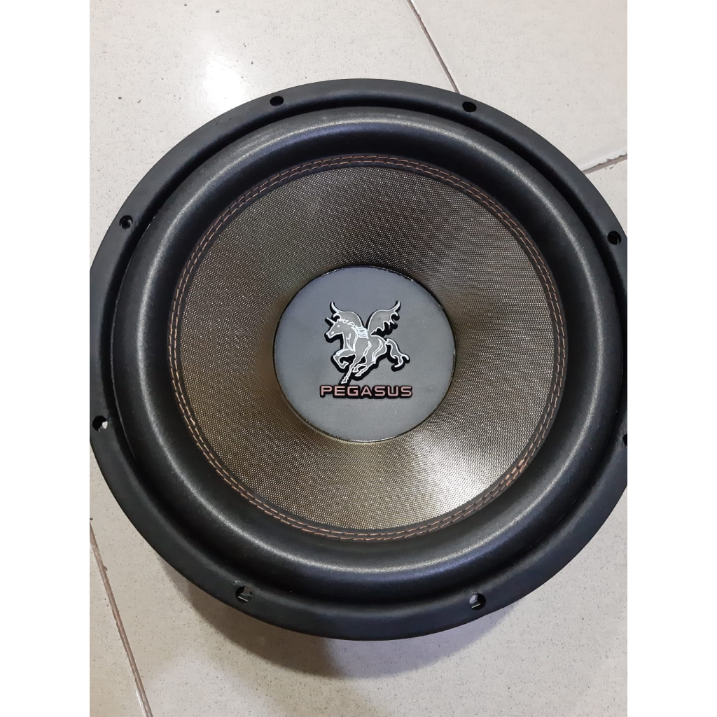 Jual Speaker Pegasus PG-1288 12 Inch Double Coil 1250 Watts Black ...