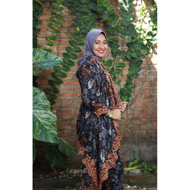 Jual syahnita set outer lace batik set kebaya batik rok lilit bahan ...