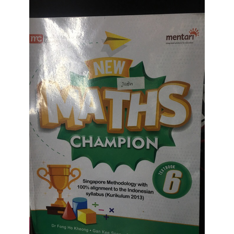Jual New Math Champion | Buku Matematika SD kelas 2 kelas 6 | Shopee ...