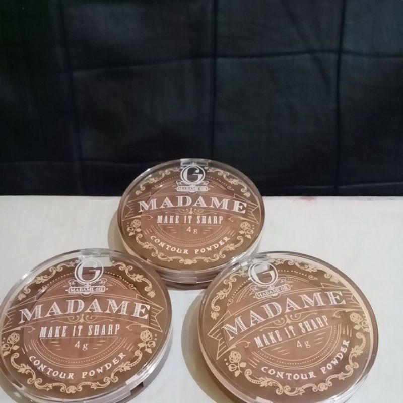 Jual Contour powder Make it Sharp Madame gie (shade 02) | Shopee Indonesia
