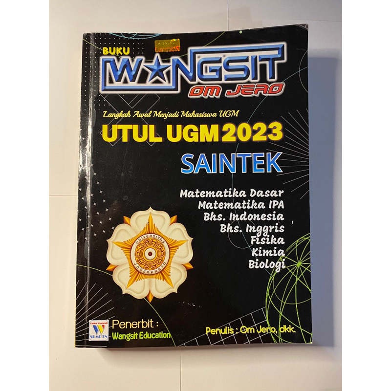 Jual [PRELOVED] WANGSIT OM JERO UTUL UGM SAINTEK (edisi 2023) | Shopee Indonesia