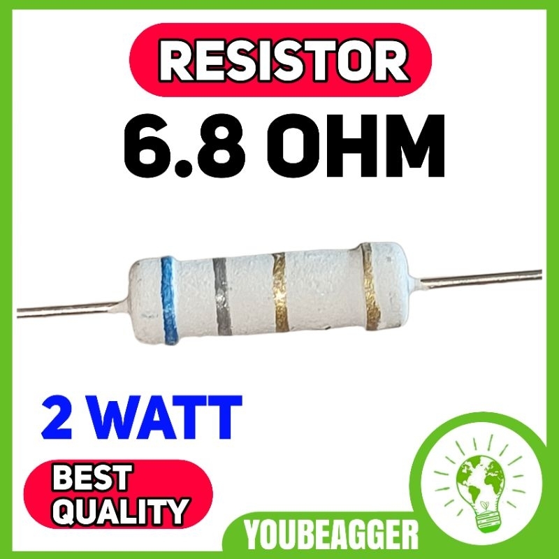 Jual Resistor 6.8 ohm 2W | Shopee Indonesia