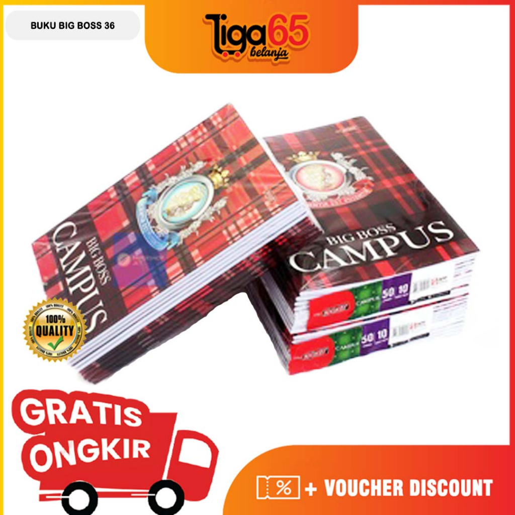 Jual 365 Buku Big Boss 36 (10PCS/PAK) CAMPUS ukuran BOXY | Shopee Indonesia