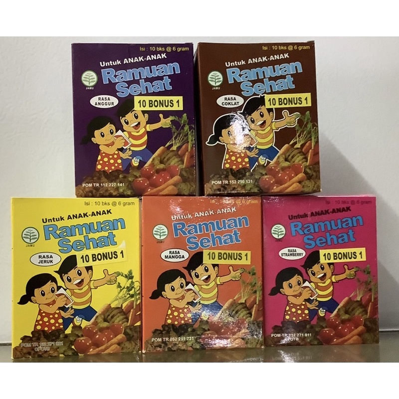 Jual JAMU UNTUK ANAK ANAK RAMUAN SEHAT (1 BOX ISI 10+1) | Shopee Indonesia