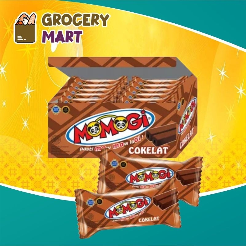 Jual Momogi Stick Mini Rasa Cokelat Isi 20pcs -1box | Shopee Indonesia