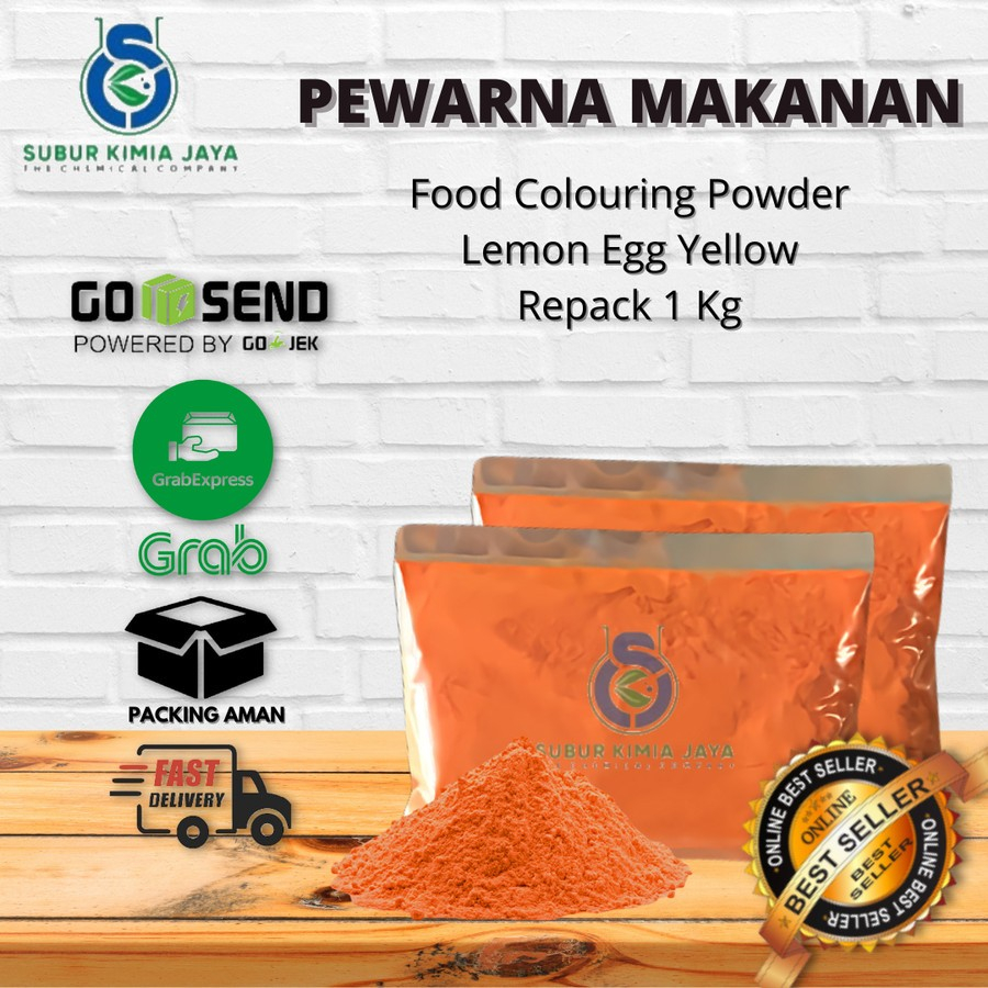 Jual Pewarna Makanan Kuning Egg Yellow 1 Kg | Shopee Indonesia