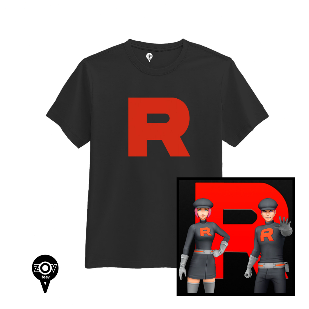 Jual Kaos Pokemon Team Rocket R Logo ZOV Tees | Shopee Indonesia