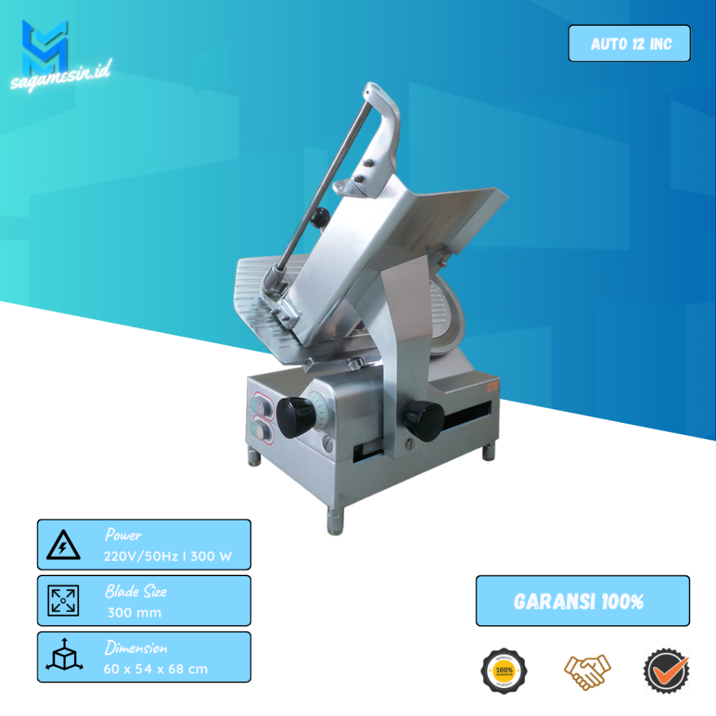 Jual Full Automatic Meat Slicer Guataka 12 inc I Mesin Pemotong Daging ...