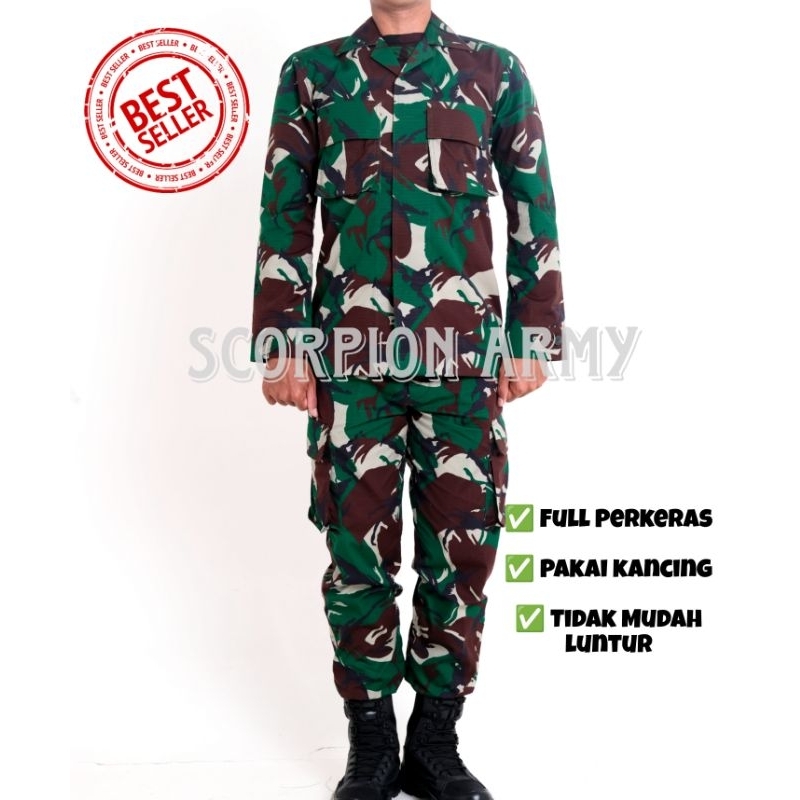 Jual SETELAN BAJU PDL TNI AD PANCA 2024 PRODUKSI SUDAH DIPERKERAS | Shopee Indonesia