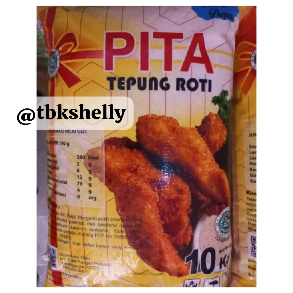 Jual Tepung panir / Tepung Roti 10kg merk pita ( repack ) | Shopee ...