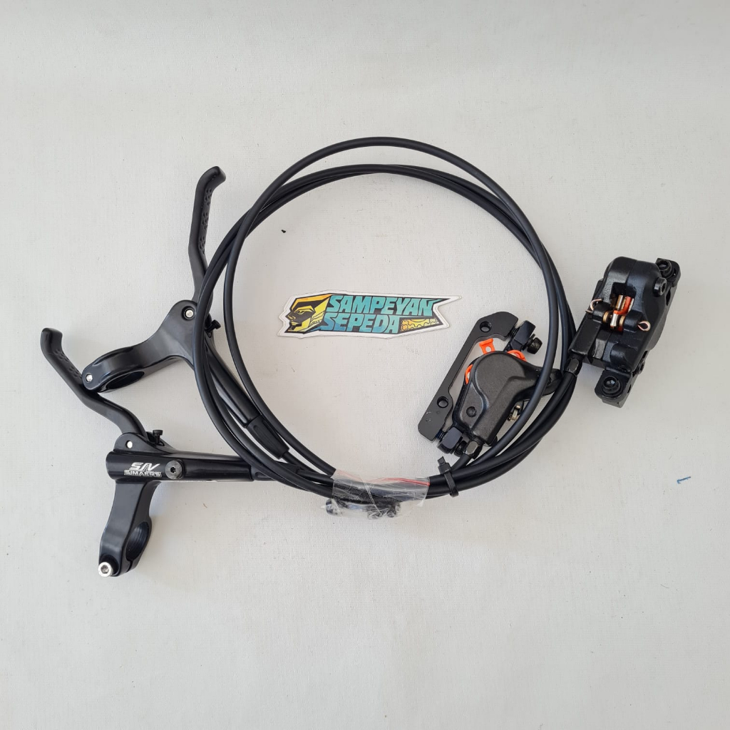 Jual Rem Set Sepeda MTB Hidrolis Disc Brake Litepro Simaers Rem Cakram ...