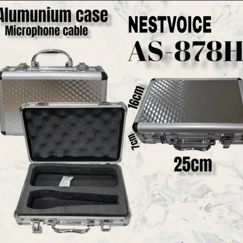 Jual hardcase koper box alumenium nestvoice untuk mic kabel dimensi ...