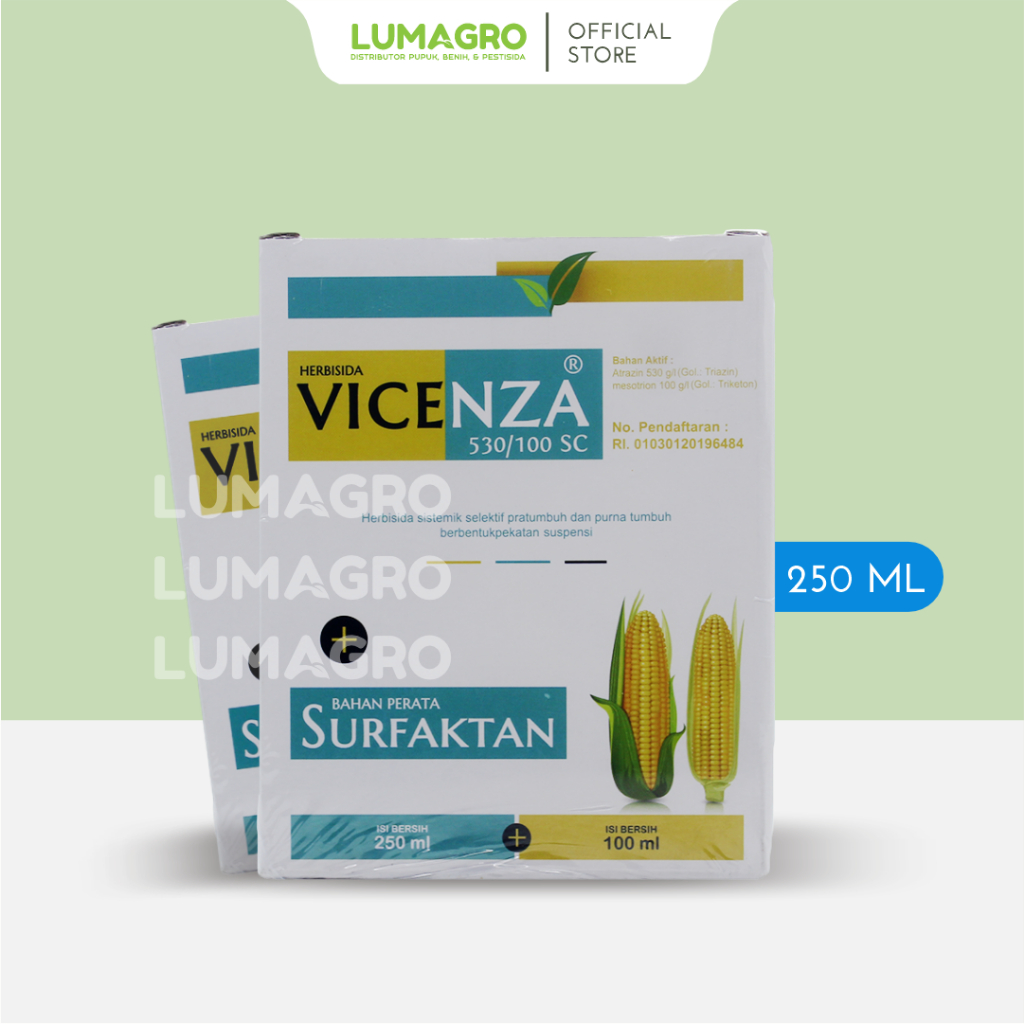 Jual Herbisida Vicenza 250ml Atrazin Mesotrion Pengendali Gulma ...