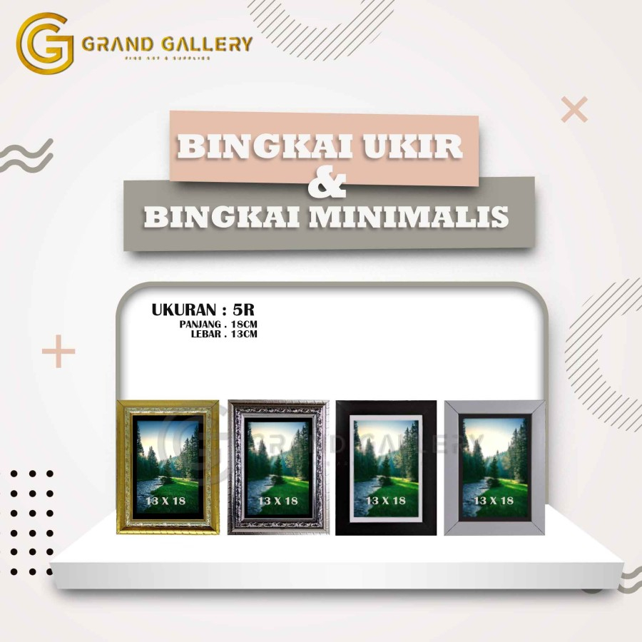 Jual 5R - BINGKAI / FRAME FOTO / FIGURA / BINGKAI Uk 5R (13 X 18 CM ) - PUTIH - HALUS | Shopee ...