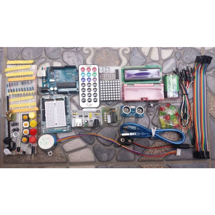 Jual Arduino Uno R3 Starter Kit Versi 2 Shopee Indonesia 9050