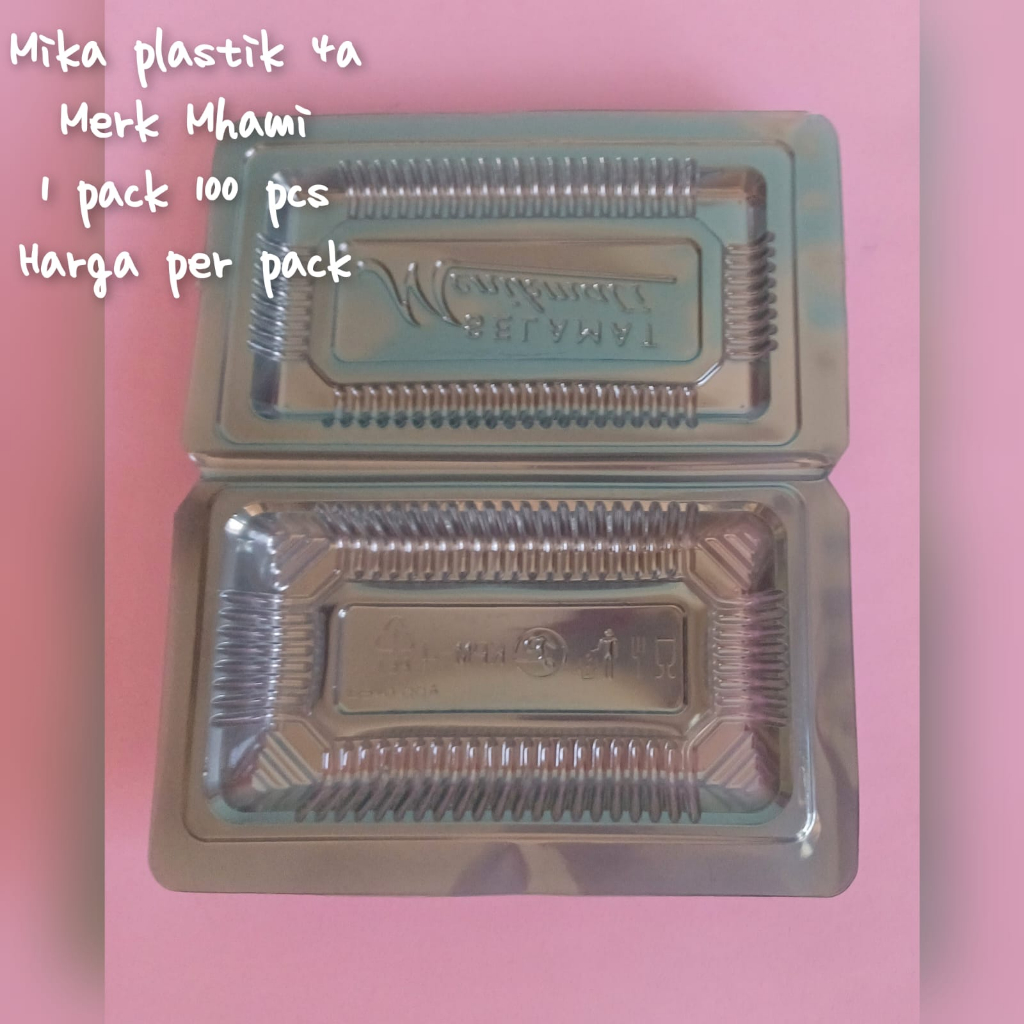 Jual MIKA PLASTIK KEMASAN KUE UKURAN 4A ISI 100 PCS | Shopee Indonesia