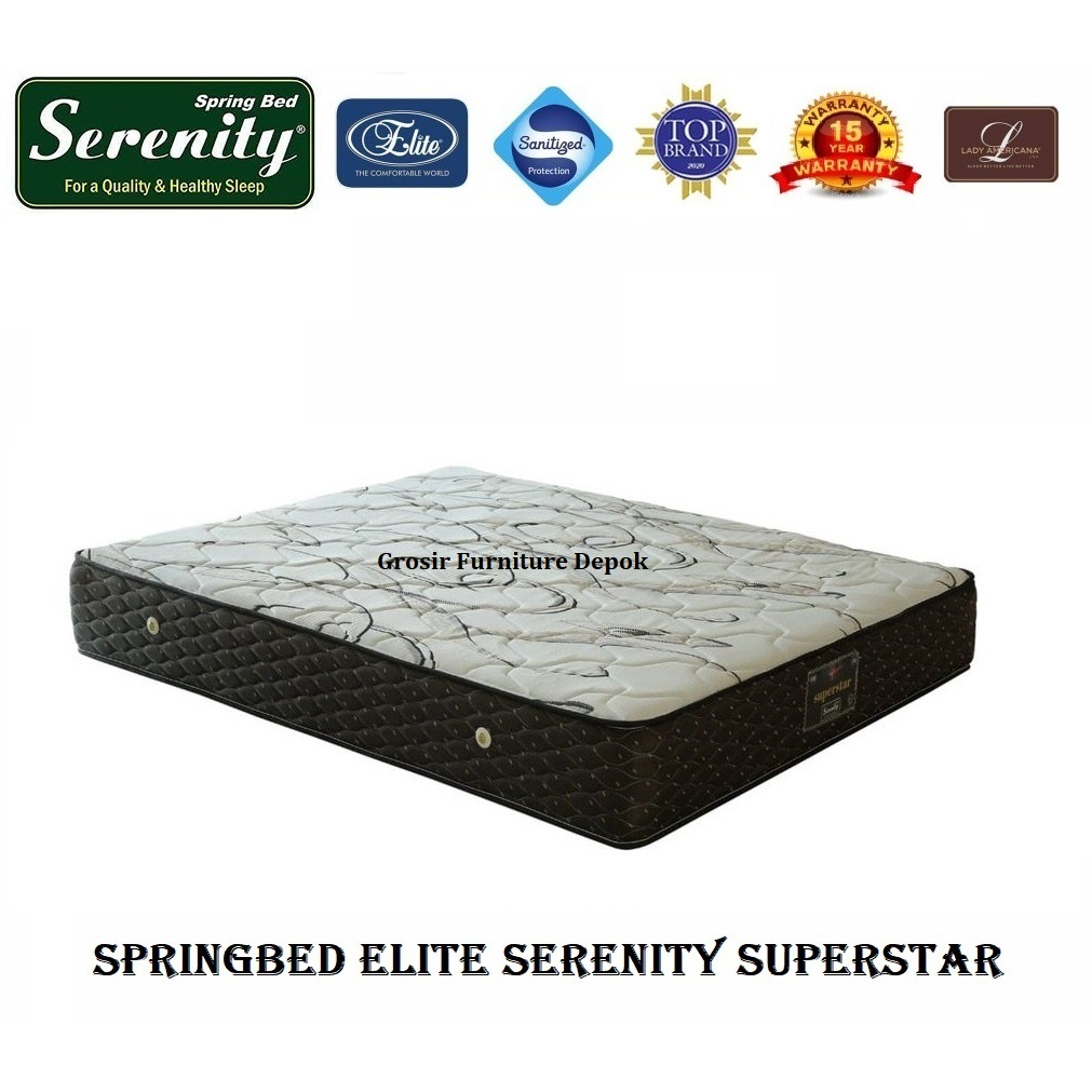 Jual Promo Springbed Elite Serenity Superstar Free Bantal & Guling ...