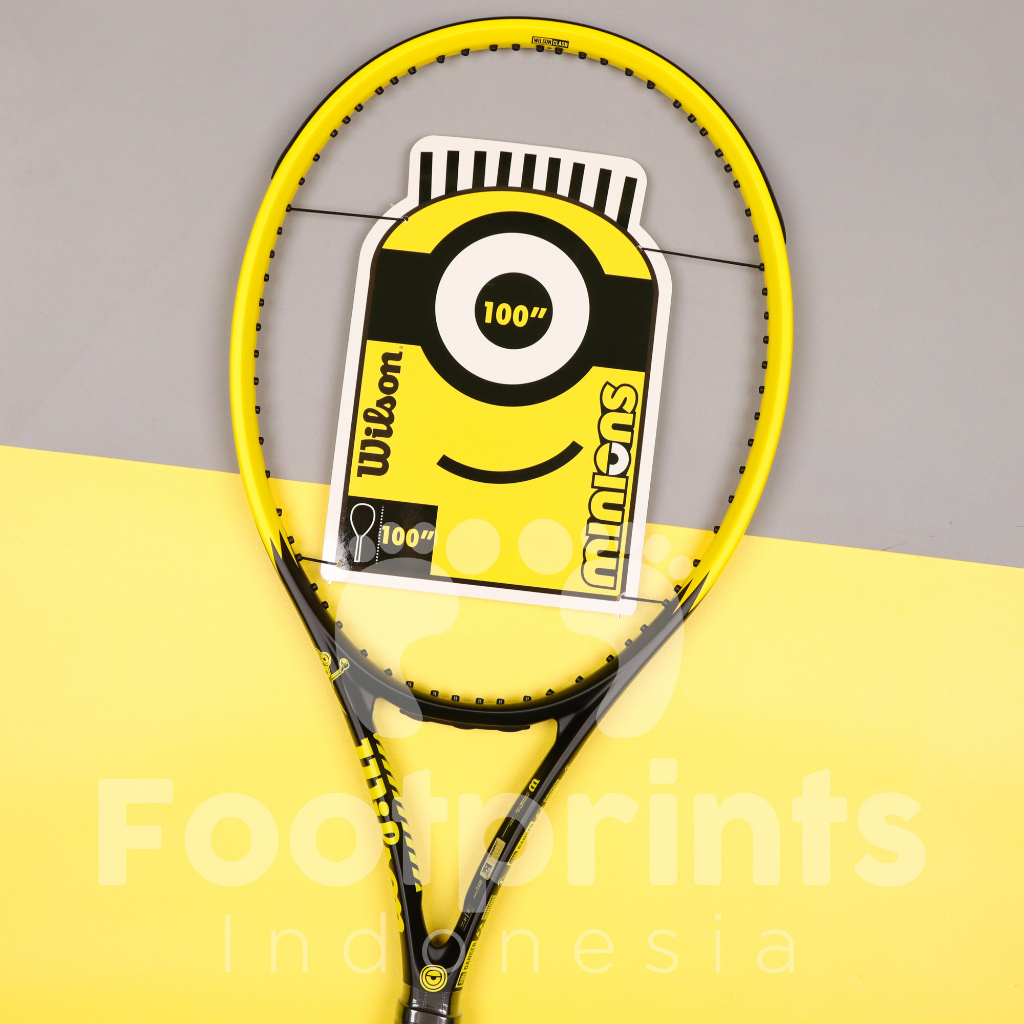 Jual Raket Tenis Wilson Clash 100L V2 Minions Tennis Racket 280 gr ...