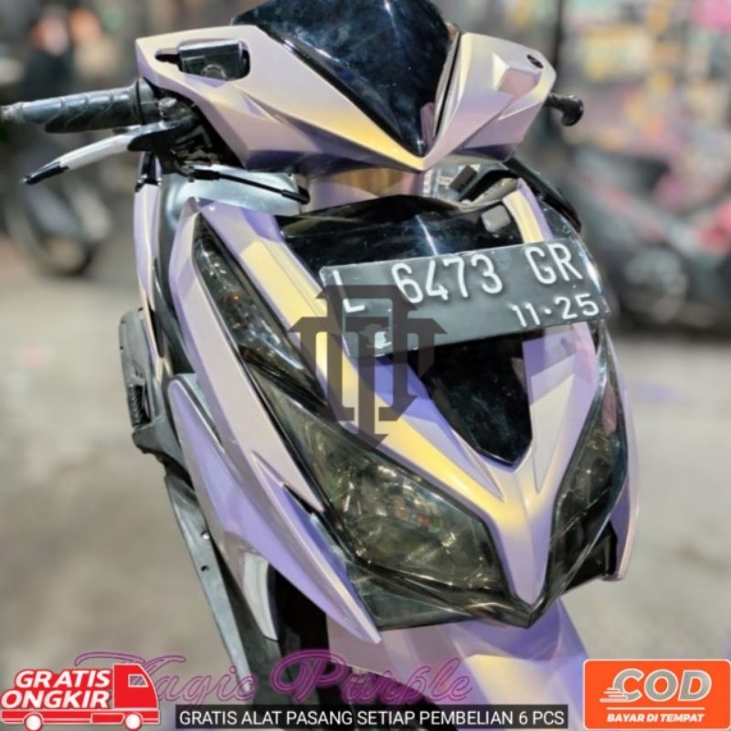Jual STICKER SKOTLET MOTOR DAN MOBIL WARNA UNGU LEMBAYUNG GOLD KUALITAS ...