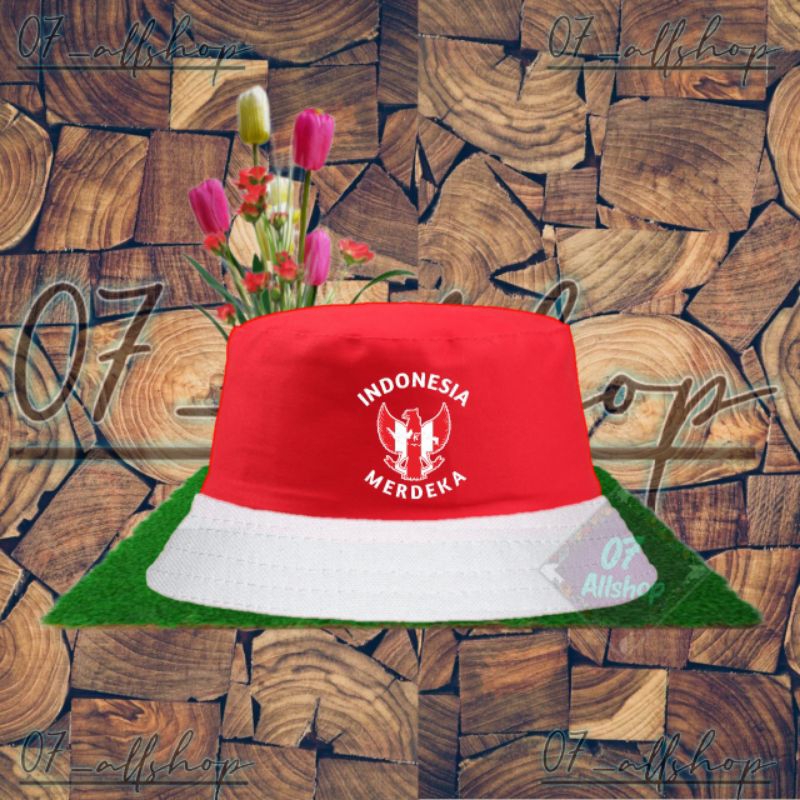 Jual Topi Bucket Hat Pria Wanita Unisex Distro HUT RI KE 78 DIRGAHAYU ...