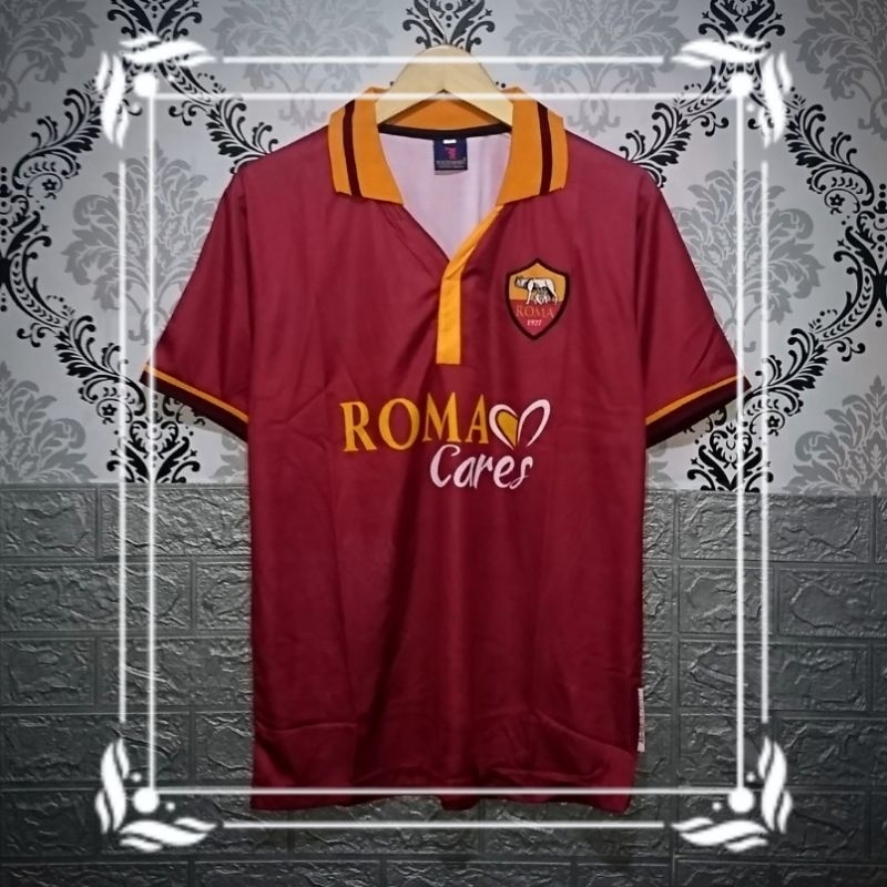 Jual Jersey AS Roma Home 2013 / 2014 Retro Lokal | Shopee Indonesia