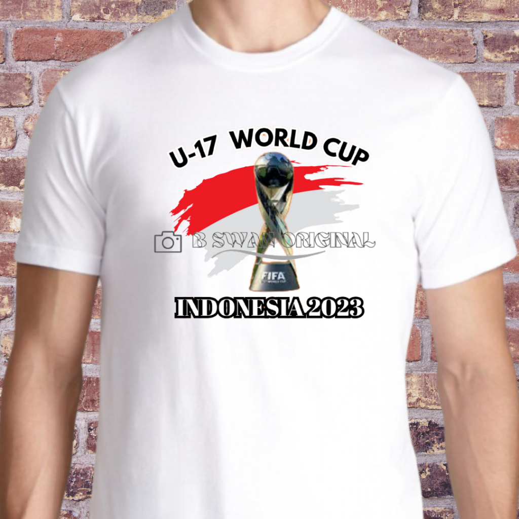 Jual Baju Kaos Outfit Dewasa Pria Wanita Piala Dunia Fifa World Cup U 17 Indonesia 2023 Unisex ...