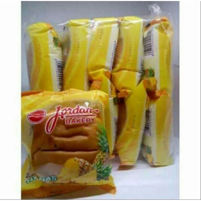 Jual ROTI JORDAN BAKERY ISI NANAS 1 PACK ISI 10 BKS | Shopee Indonesia