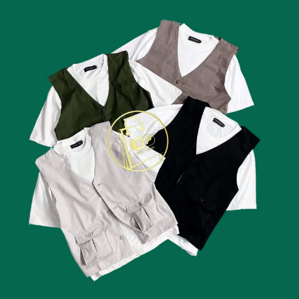 Jual Rompi Vest Casual Outfit Pria | Shopee Indonesia