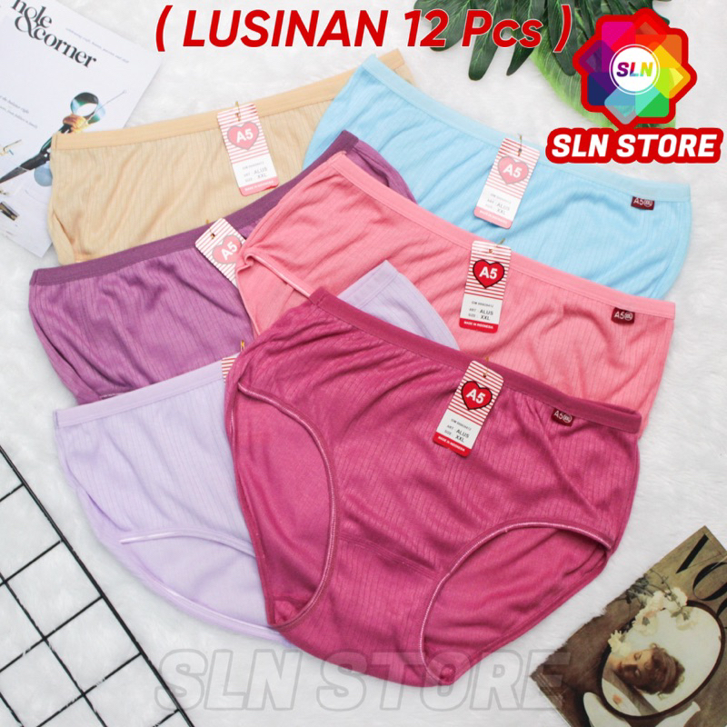 Jual ( 12 Pcs ) CELANA DALAM WANITA MOTIF SALUR A5 CD PEREMPUAN DEWASA GROSIR MURAH LUSINAN ...