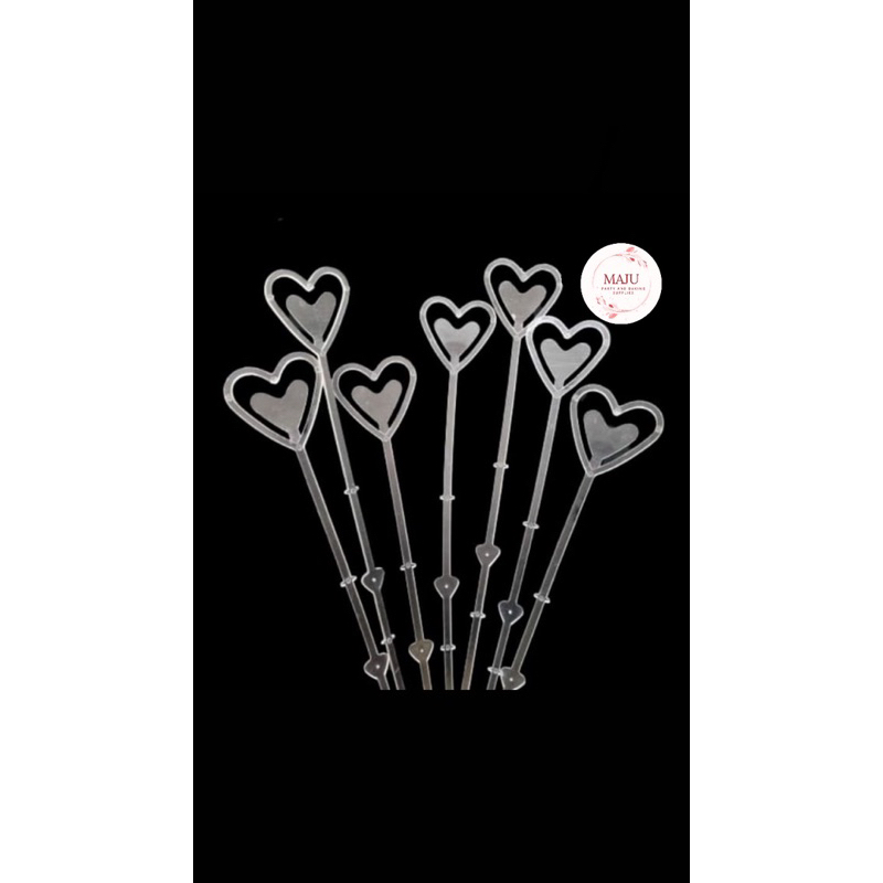 Jual Stick Klip Kartu Buket Bunga Plastik / Stick Greeting Card Plastik ...
